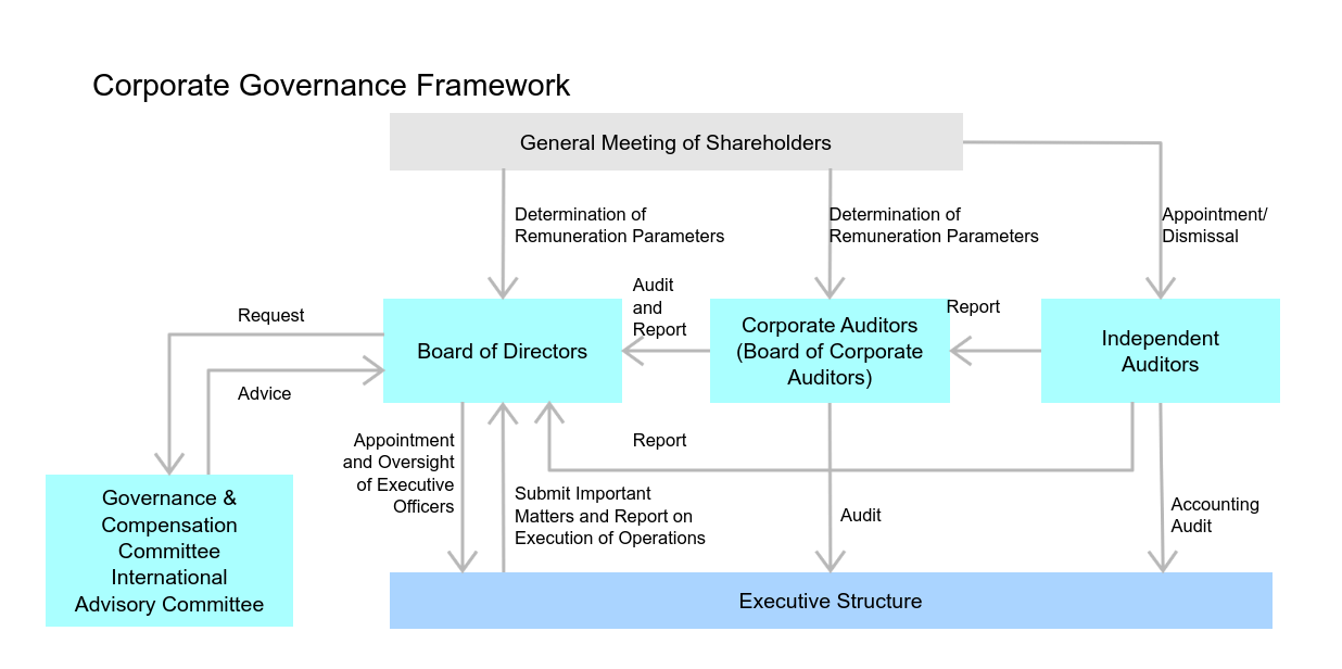 Corporate Governance Framework 流程图模板_ProcessOn思维导图、流程图