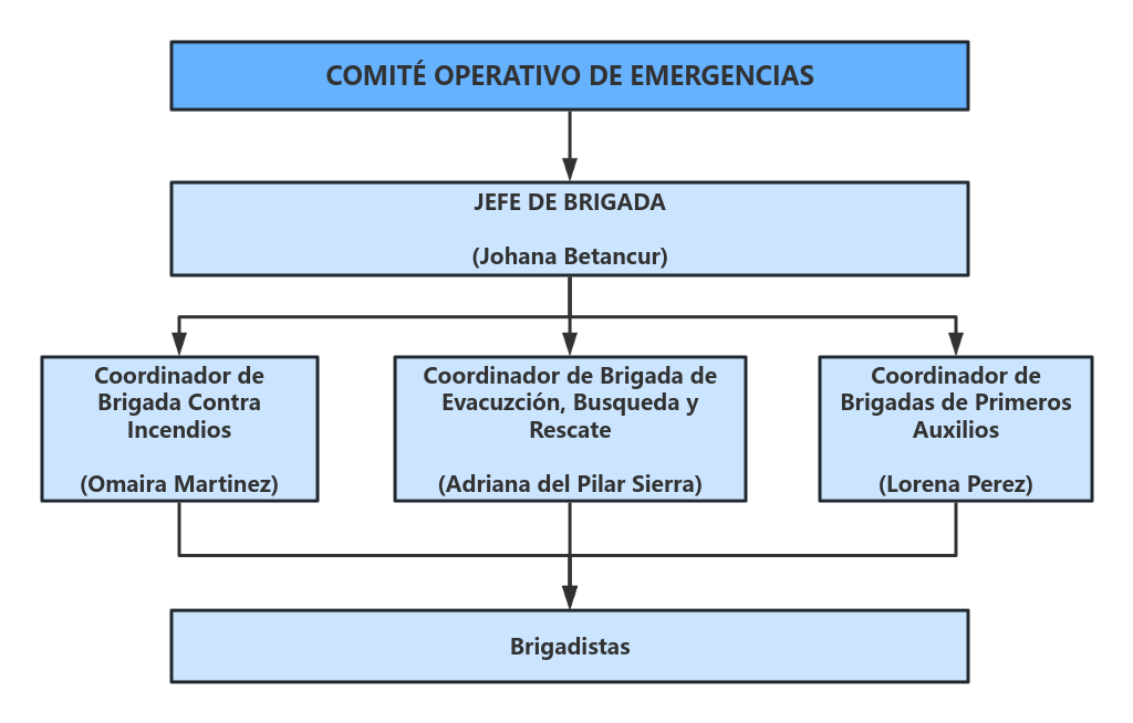 ESQUEMA ORGANIZACIONAL DE EMERGENCIAS 流程图模板_ProcessOn思维导图、流程图