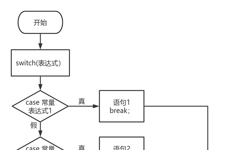 switch语句流程图 流程图模板_ProcessOn思维导图、流程图